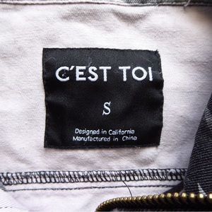 C’Est Toi | Jackets & Coats | Cest Toi Camouflage Cropped Jacket | Poshmark